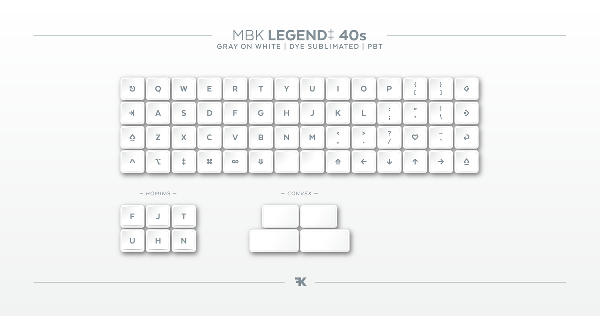 MBK Legend PBT 40s Kit – Lowprokb.ca